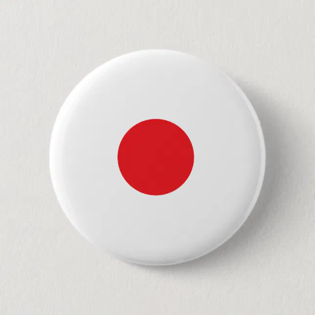 Japanese flag button | Zazzle