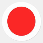 Japanese Flag Sticker | Zazzle.com