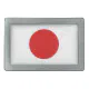 Japanese Flag Rectangular Belt Buckle | Zazzle