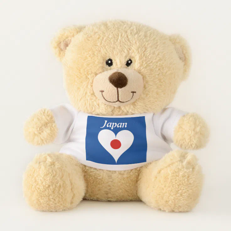 Japanese flag teddy bear | Zazzle