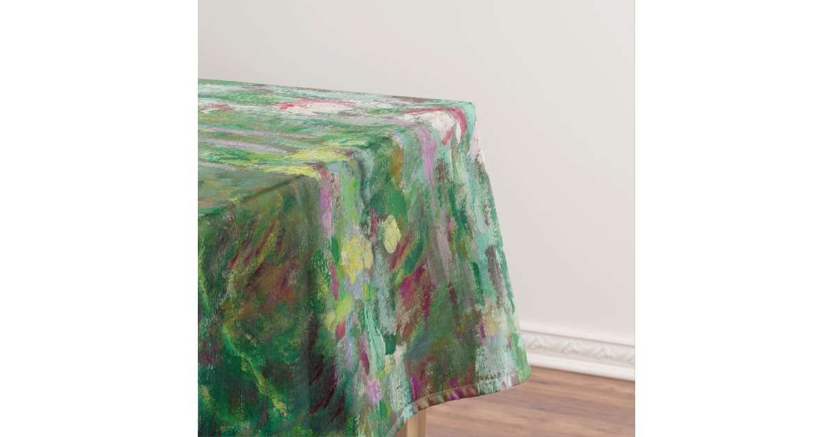 Japanese Footbridge Claude Monet Impressionist Tablecloth | Zazzle