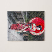 Japanese Geisha in Kyoto Jigsaw Puzzle | Zazzle