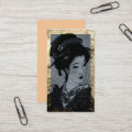 Japanese Geisha Profile Card Business Card | Zazzle