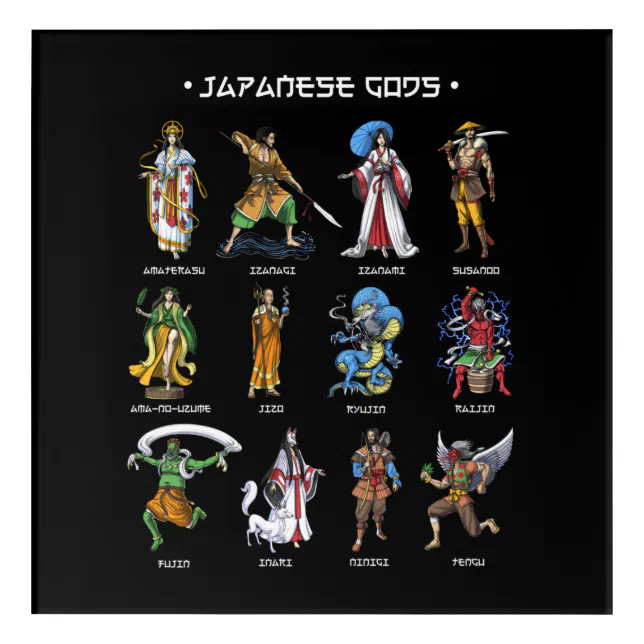 Japanese Gods Acrylic Print | Zazzle