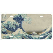Japanese Great Wave off Kanagawa by Hokusai License Plate | Zazzle
