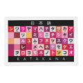 Japanese Hiragana & Katakana table Placemat | Zazzle