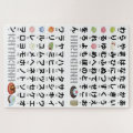 Japanese Hiragana & Katakana Table (Wagashi) Jigsaw Puzzle | Zazzle