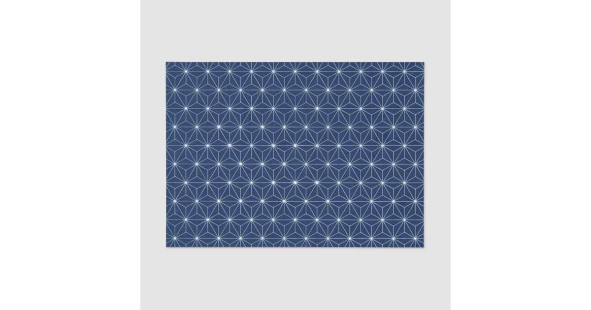 Japanese Indigo Blue Tissue Paper | Zazzle