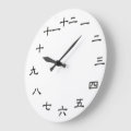 Japanese/Kanji Customizable Wall Clock | Zazzle