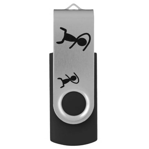 Japanese kanji hard-worker USB Flash Drive | Zazzle