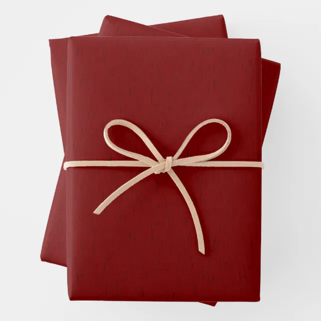 Japanese Maple, Dark Red Velvet Textured Wrapping Paper Sheets | Zazzle