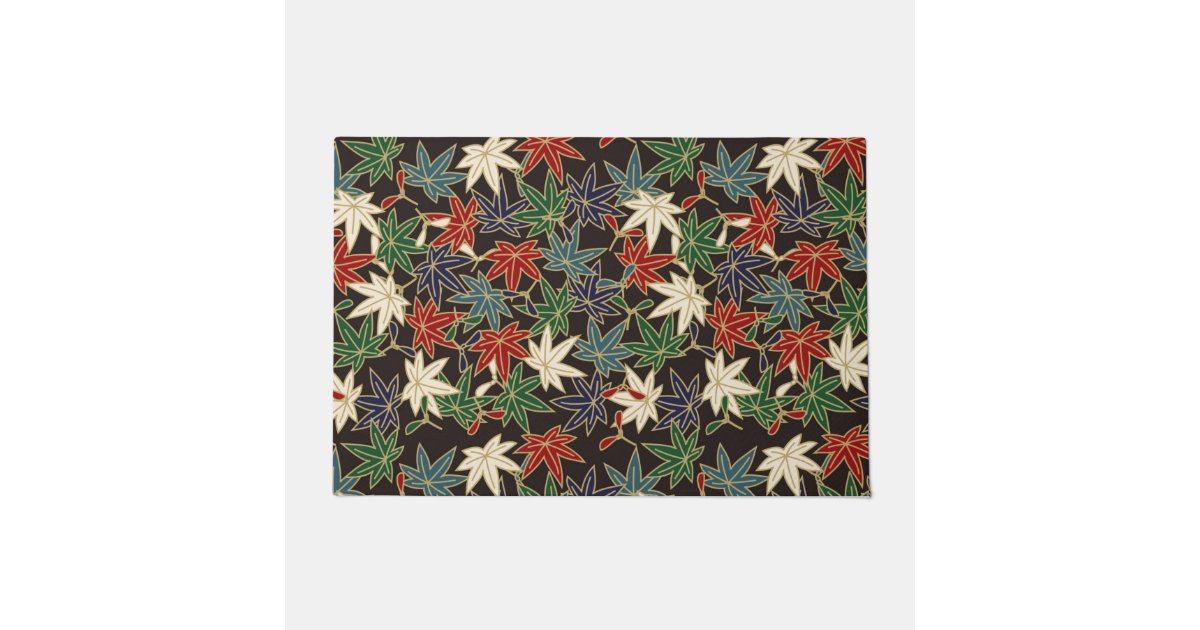Japanese Maple Leaf Doormat | Zazzle
