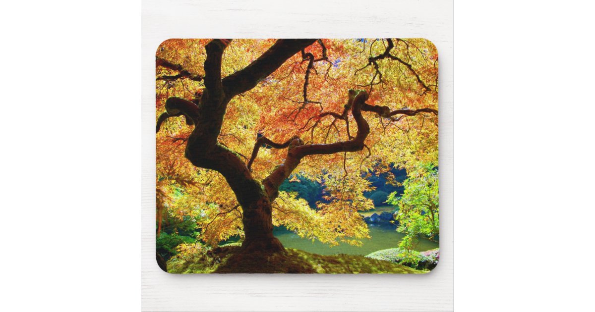 Japanese Maple Mouse Pad | Zazzle