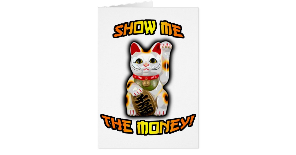 JAPANESE Money CAT Maneki Neko | Zazzle