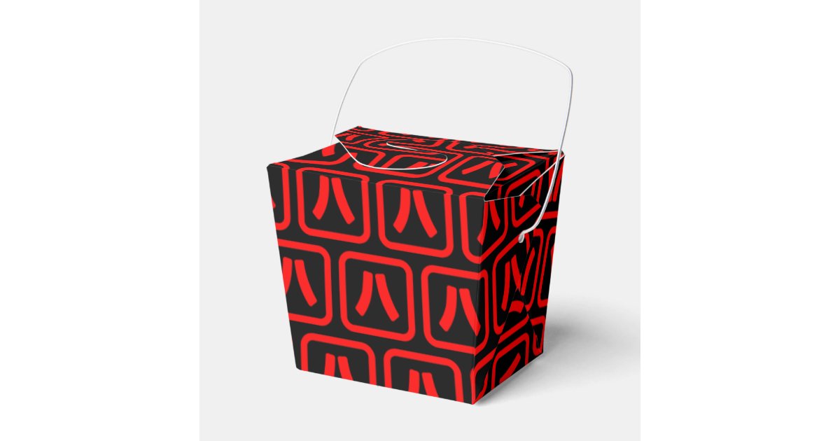 Japanese Number Eight 八 【Hachi】 Kanji Favor Boxes | Zazzle
