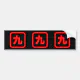 Japanese Number Nine 九 【Kyu】 Kanji Bumper Sticker | Zazzle