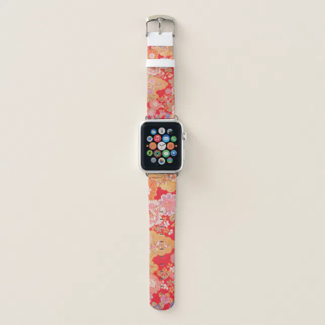 Japanese pattern8 apple watch band | Zazzle