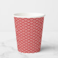 Japanese pattern paper cups | Zazzle