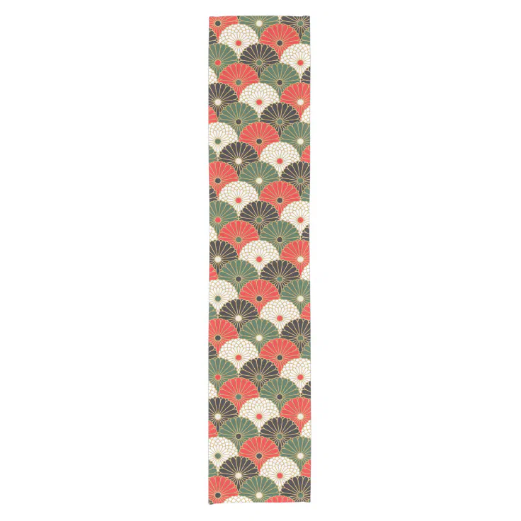 japanese pattern TABLE RUNNER | Zazzle