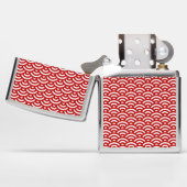 Japanese pattern zippo lighter | Zazzle