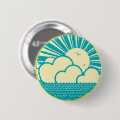 Japanese print vintage design Japan style Button | Zazzle