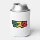 Japanese Rasta ラスタ Green, Gold & Red Can Cooler | Zazzle