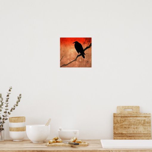 Japanese Raven Poster | Zazzle