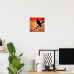 Japanese Raven Poster | Zazzle