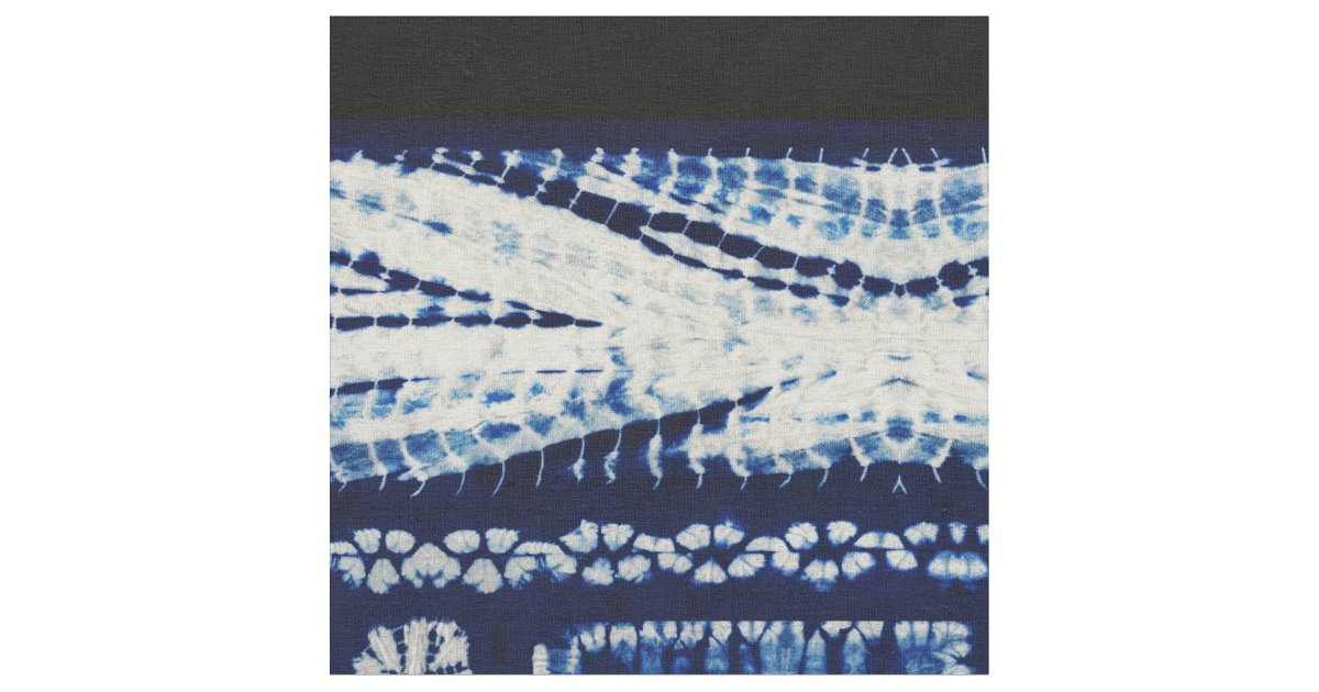 Japanese resist-dyeing technique of Shibori Fabric | Zazzle