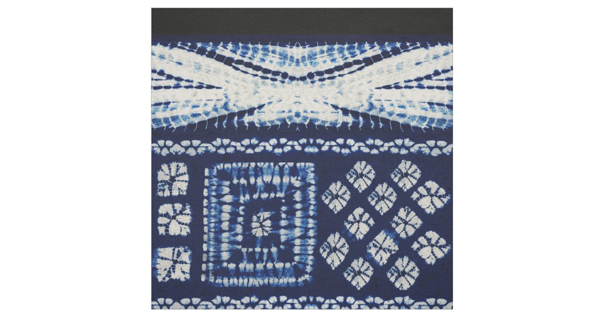 Japanese resist-dyeing technique of Shibori Fabric | Zazzle