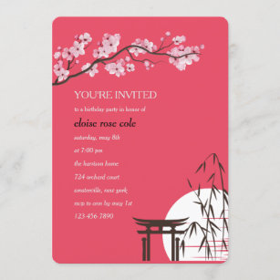 Asian Invitations | Zazzle