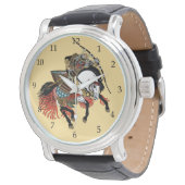 Japanese samurai horseman watch | Zazzle