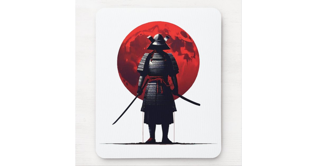 Japanese Samurai Mouse Pad | Zazzle
