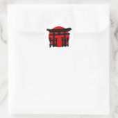 Japanese Shinto Shrine Classic Round Sticker | Zazzle