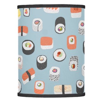 Japanese Sushi Nigiri Maki Roll Pattern Lamp Shade | Zazzle