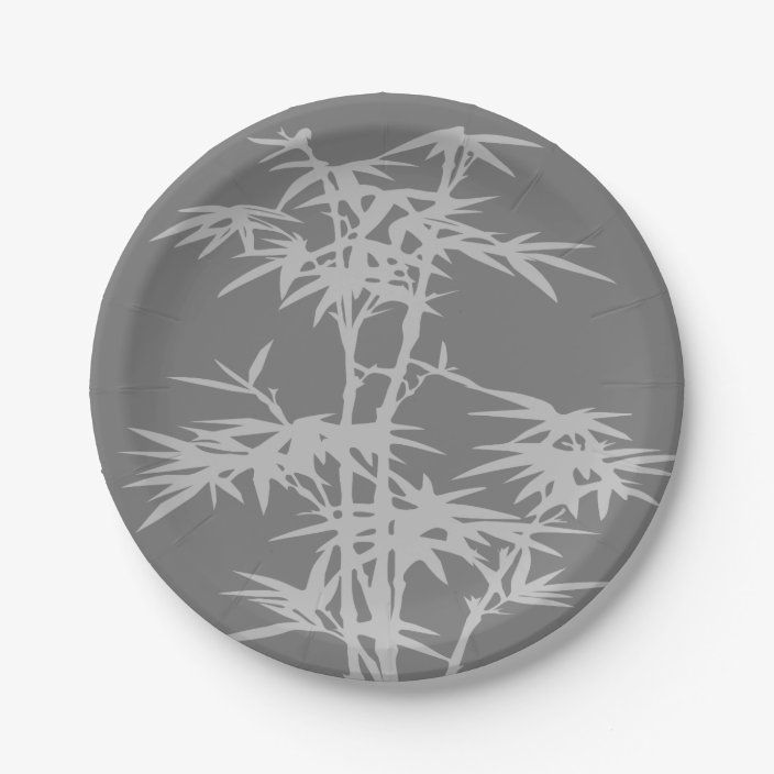 Japanese themed dinner party with bamboo art paper plates | Zazzle.com