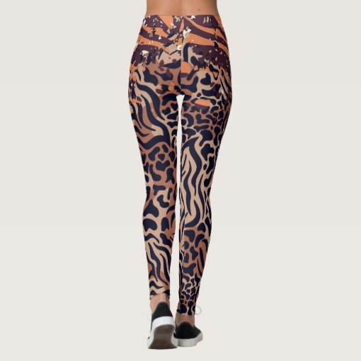 Japanese Tiger pattern leggings | Zazzle