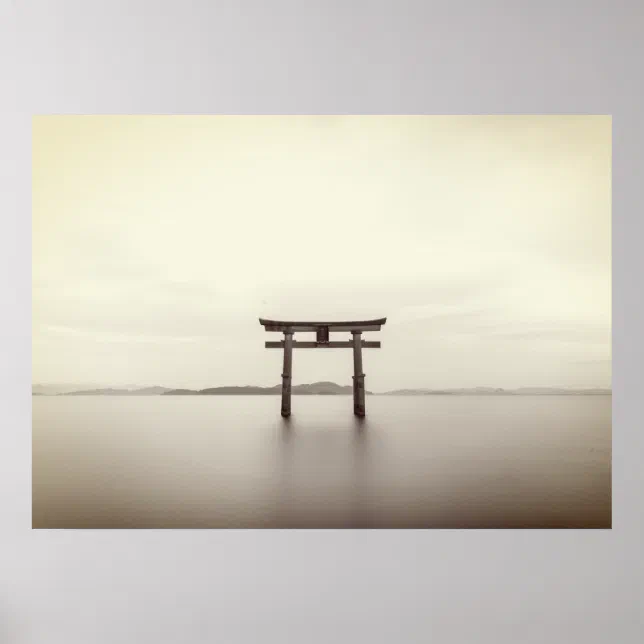 Japanese Torii Gate Photograph Poster | Zazzle