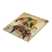 Japanese Traditional Samurai Warrior Ceramic Tile | Zazzle
