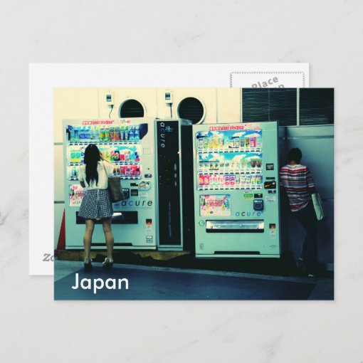 Japanese Vending Machines Postcard | Zazzle