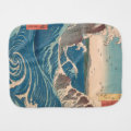Japanese Waves Naruto Whirlpool Artwork Burp Cloth | Zazzle