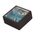 Japanese Waves Naruto Whirlpool Artwork Keepsake Box | Zazzle