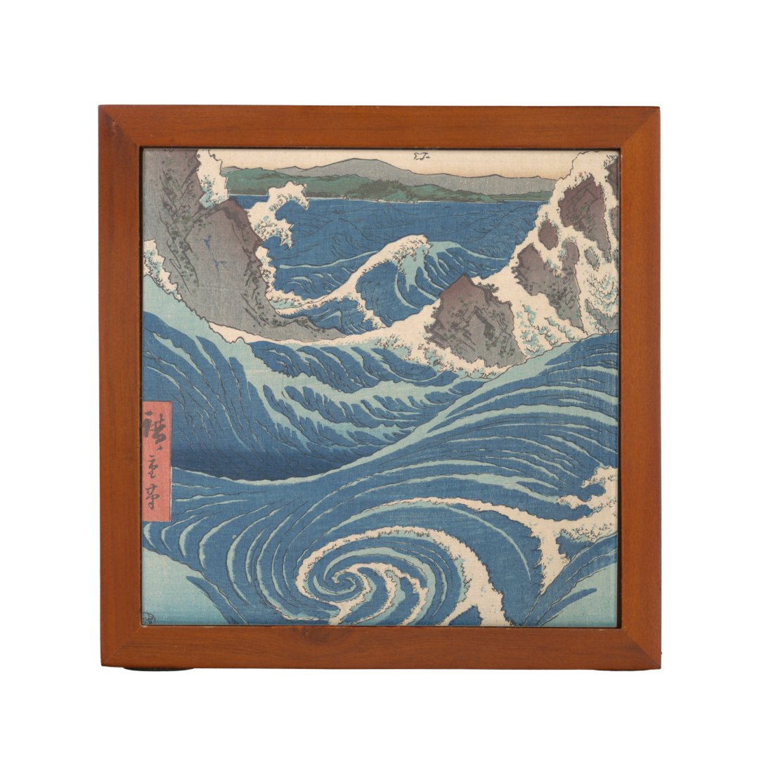 Japanese Waves Naruto Whirlpool Artwork Pencil Holder | Zazzle
