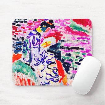 Japanese Woman beside the Water, Matisse Mouse Pad | Zazzle