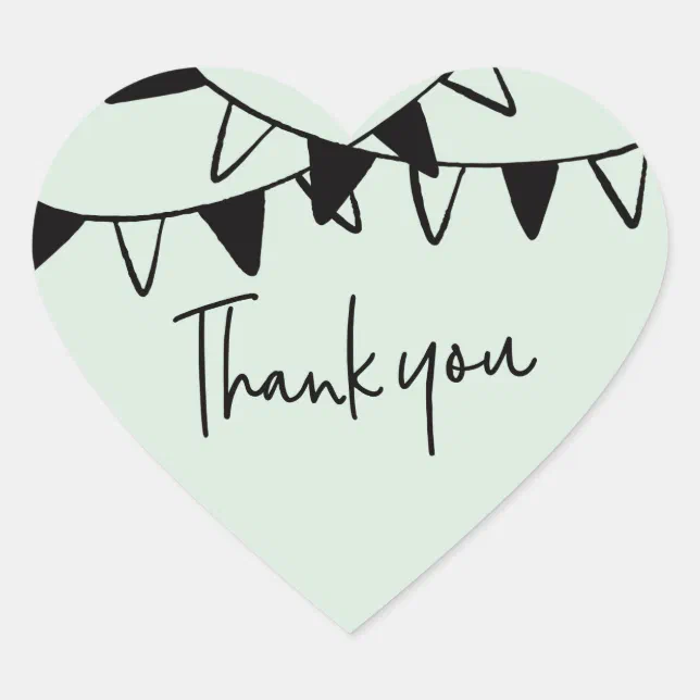 Jar / Spice Thank You Blank Sticker Label X | Zazzle