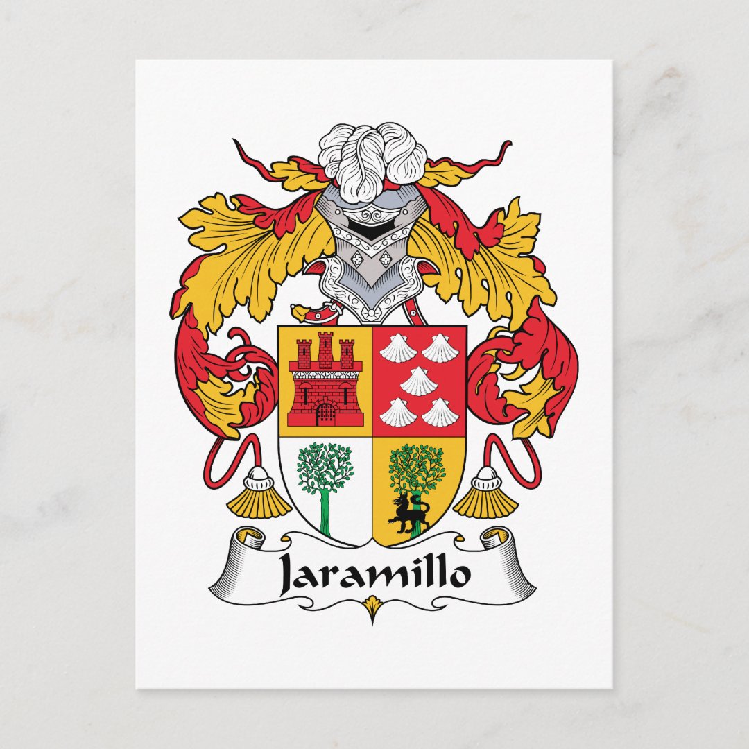 Jaramillo Family Crest Postcard | Zazzle