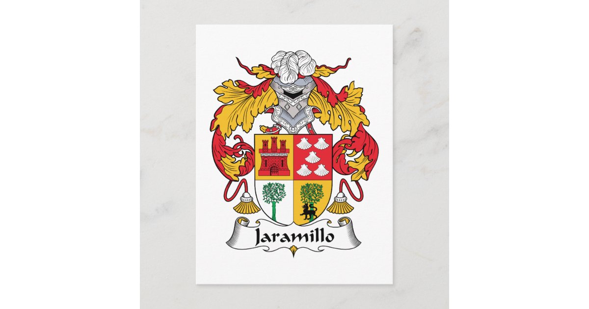 Jaramillo Family Crest Postcard | Zazzle