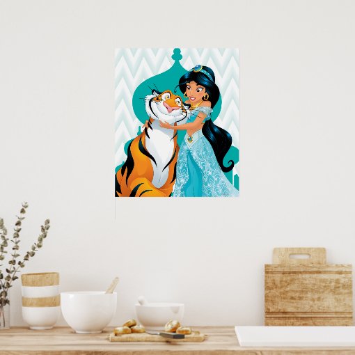 Jasmine and Rajah Poster | Zazzle
