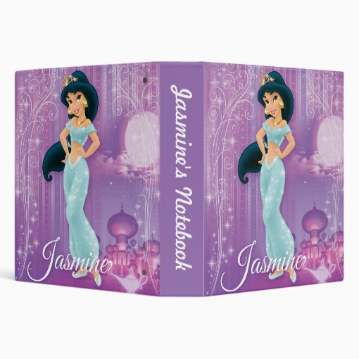 Jasmine Princess 3 Ring Binder | Zazzle