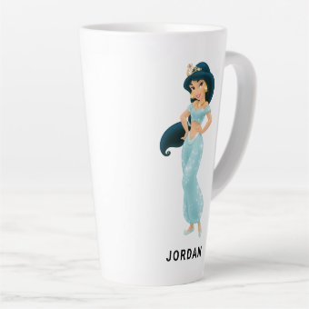 Jasmine Princess Latte Mug | Zazzle